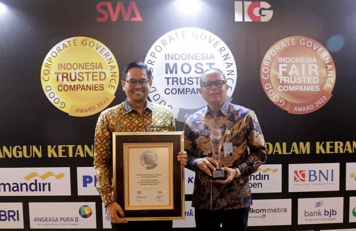 Terapkan GCG Secara Excellent, bank bjb Raih Predikat Indonesia Most ...