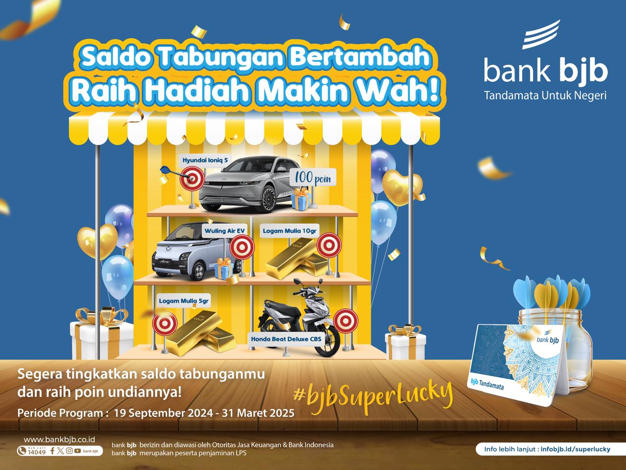 Rebut Kesempatan Emas dengan Undian BJB Super Lucky dari bank bjb - Bank bjb
